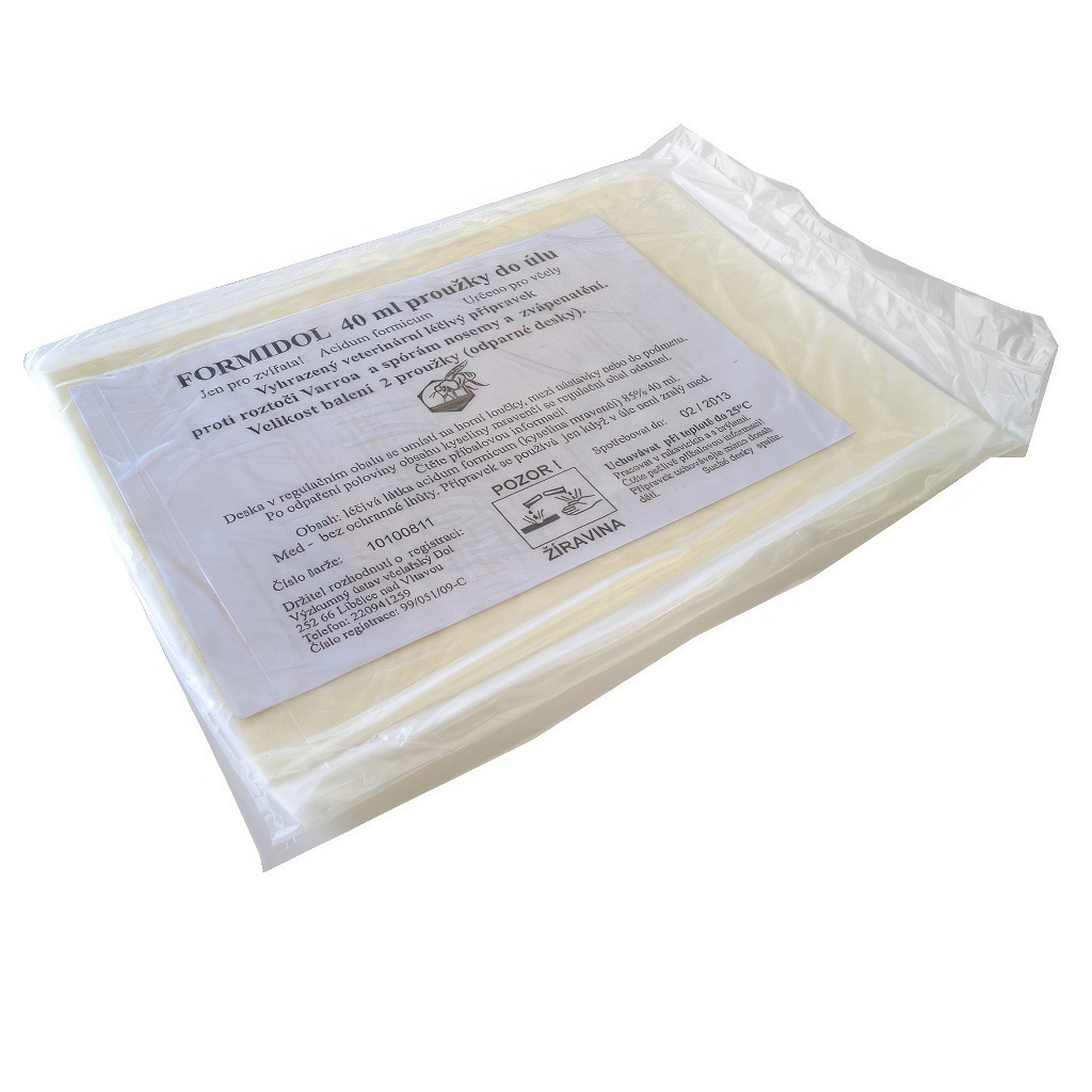Kyselina mravčia - Formidol 41 g - 10 kusov - 20 dosiek - Včelárske ...
